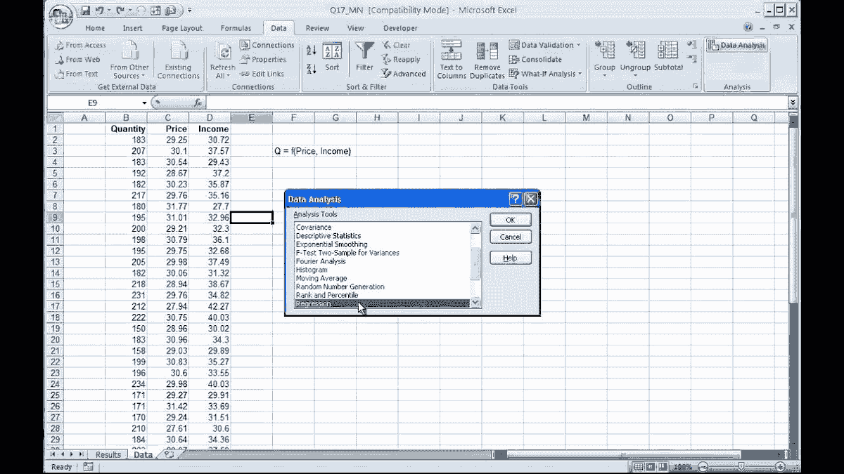Multiple Linear Regression Excel For Mac 2011