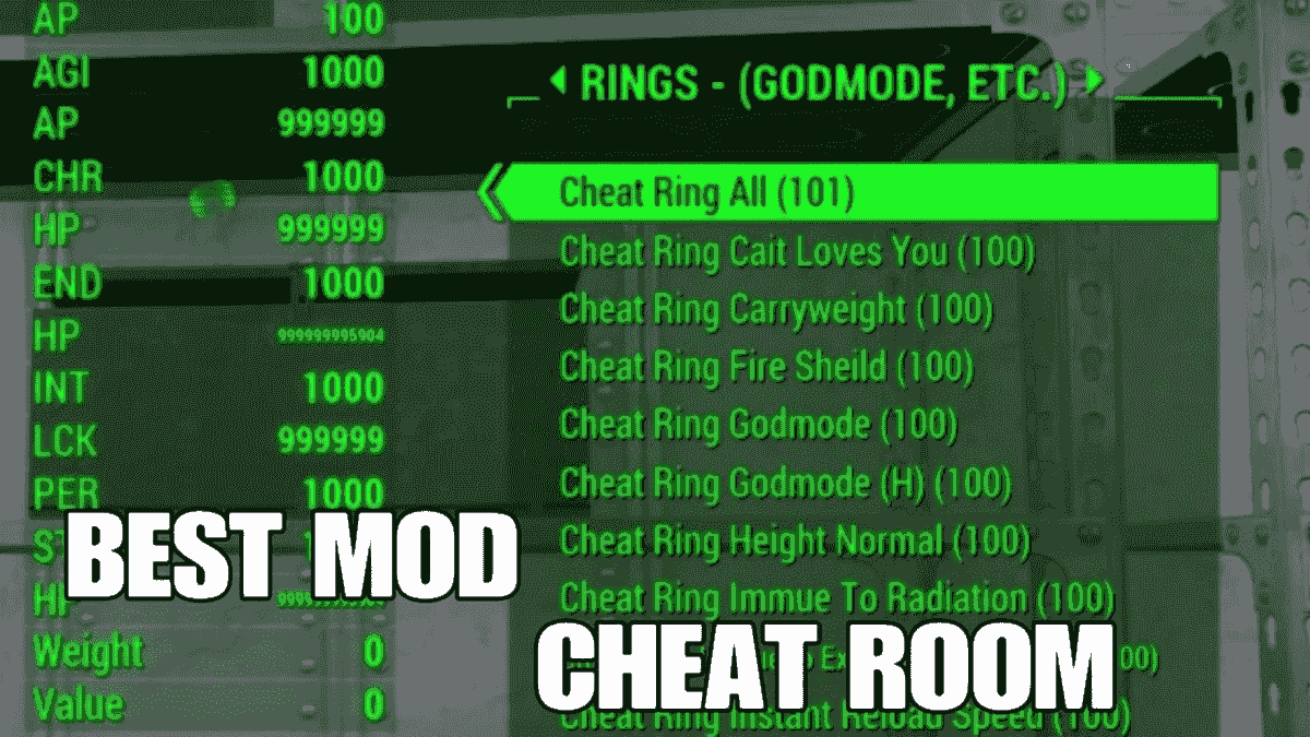 Cheat Room Fallout 4 Mod