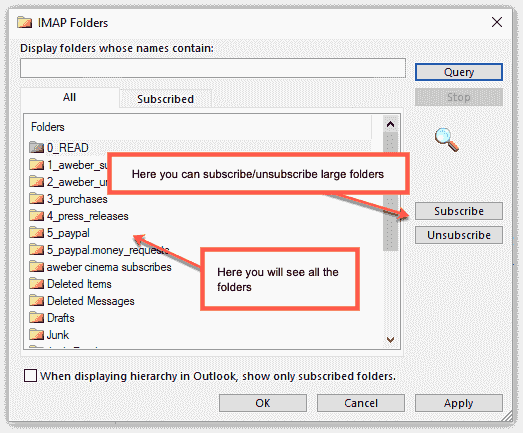 How To Stop Synchronizing Folders In Outlook 2019