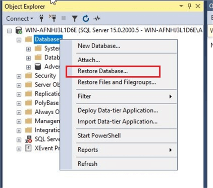 Attach Adventureworks Database To Sql Server 2012