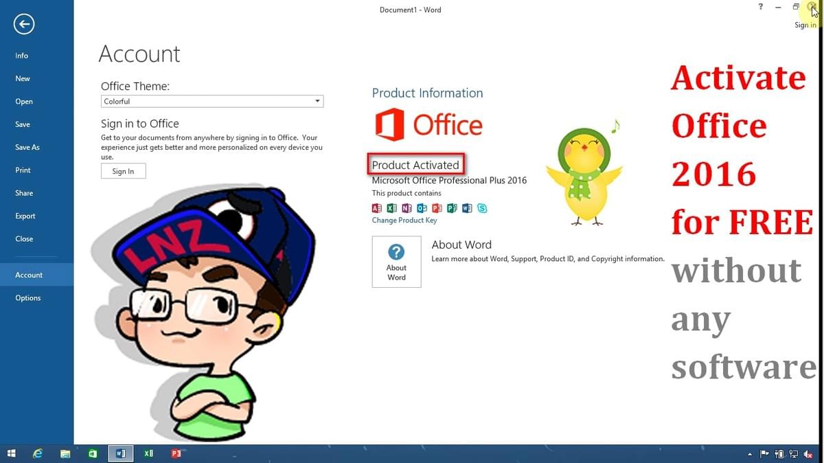 How To Activate Microsoft Office 2016 Free