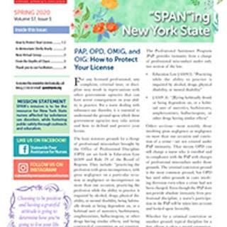 SPAN: Statewide Peer Assistance for Nurses