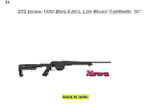 223 Howa1500 Mini EXCL Lite Blued Synthetic 20" Threaded（Price ...