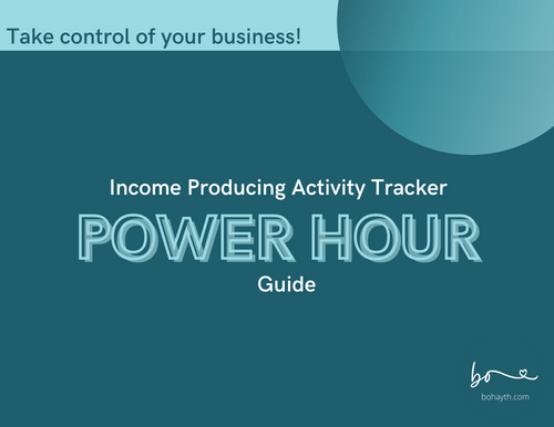 Income Producing Activity Tracker Guide