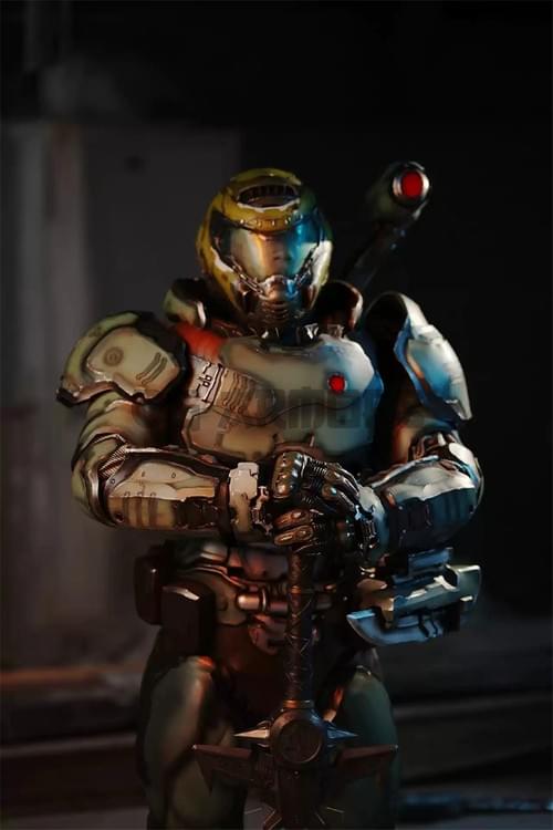 Doom Slayer Praetor Suit Cosplay Armor