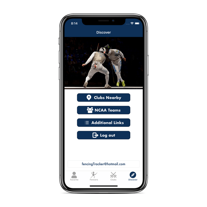Fencing Tracker Website on Strikingly