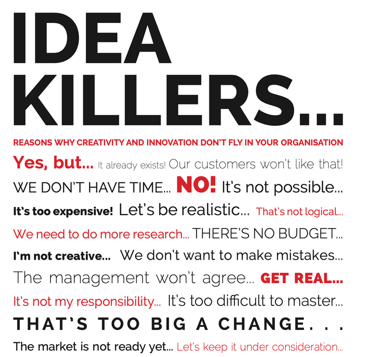 idea killers? idea boosters
