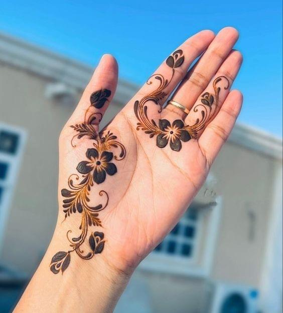 arabic design left hand