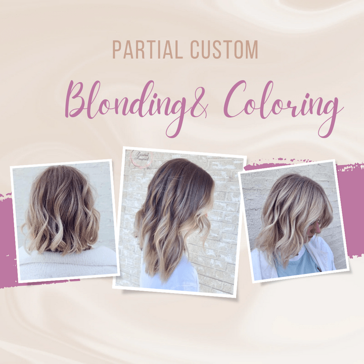 Painted Ponytail on Strikingly