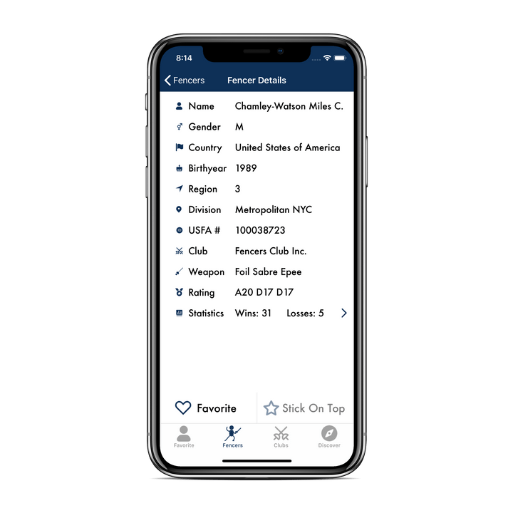 Fencing Tracker Website on Strikingly