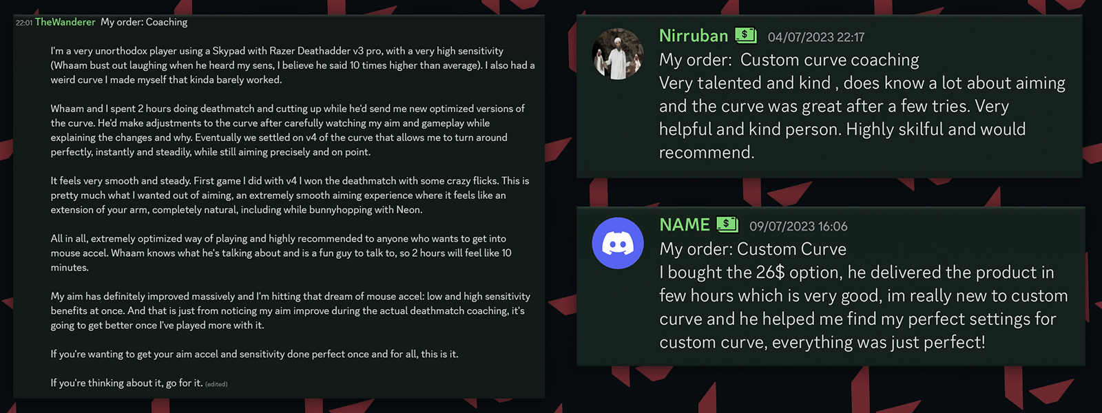 Custom Curve Settings for Mouse Acceleration Aim by whaamkabaam