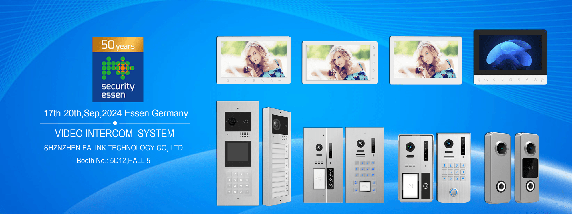 2 Wire 7 Inch Video Intercom Monitor