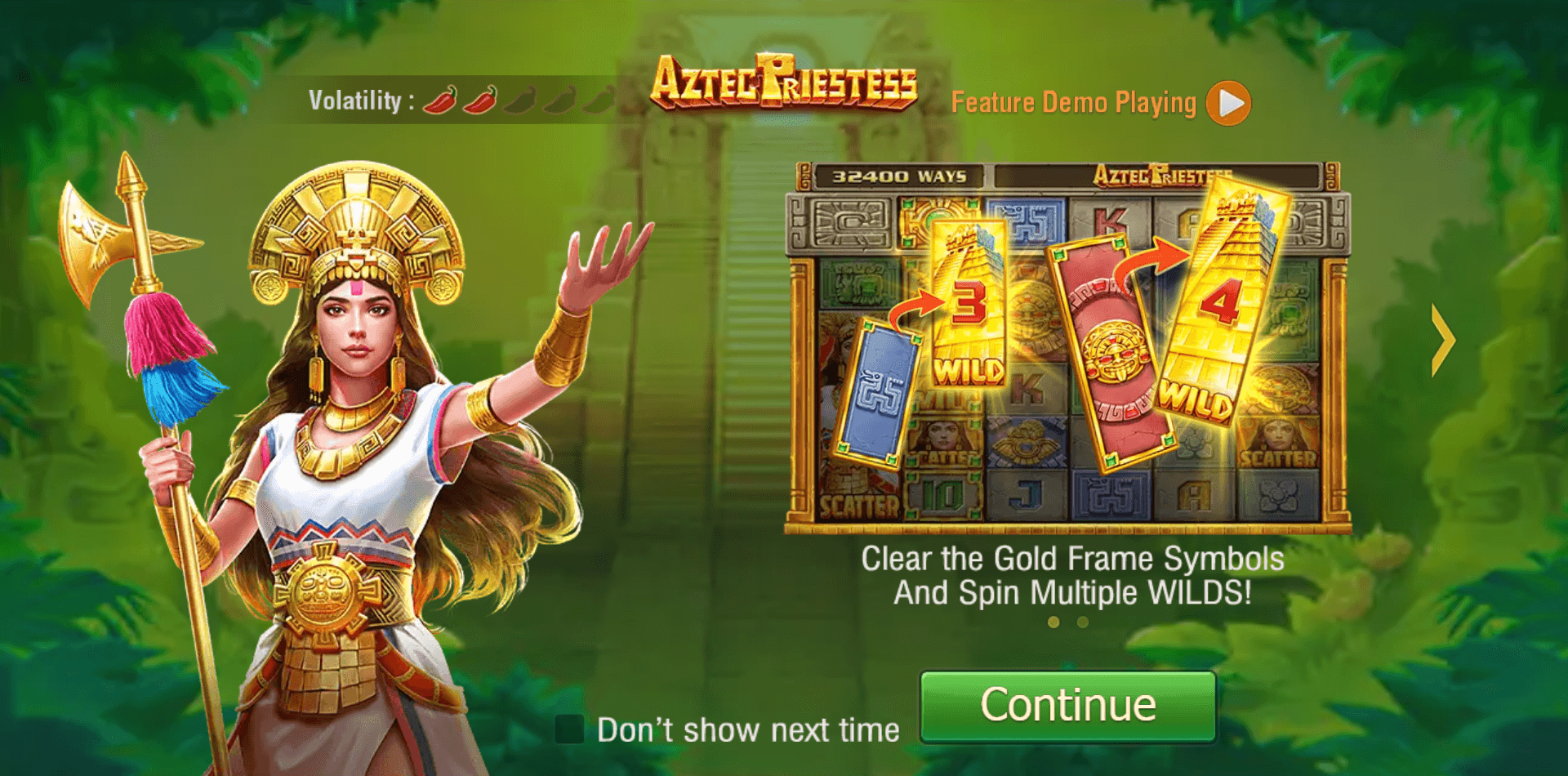 Aztec Priestess - Explore the Mystical Realm at CASINO PLUS