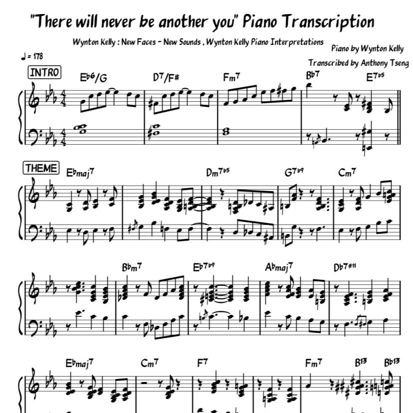 AT Jazz Piano Transcription