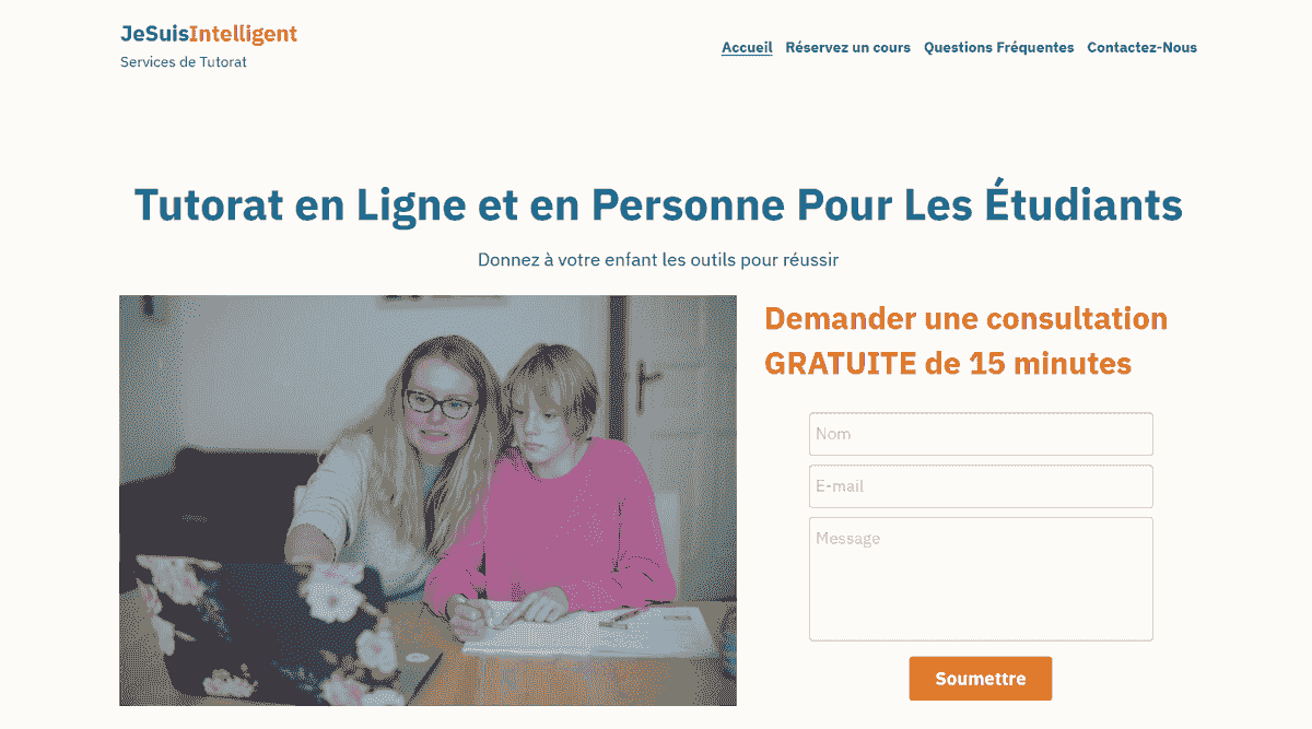 Développement de plateforme d'apprentissage en ligne