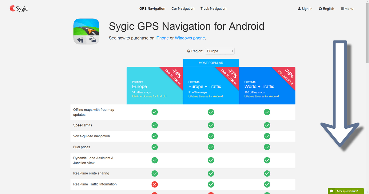 Sygic product free code