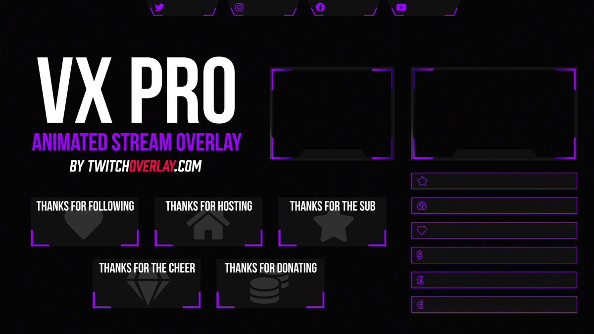 Free animated overlays for streamlabs obs