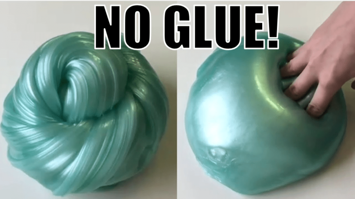 How to make glitter glue slime without activator