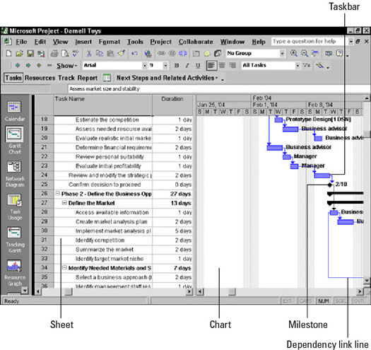 Display predecessors in ms project gantt chart view
