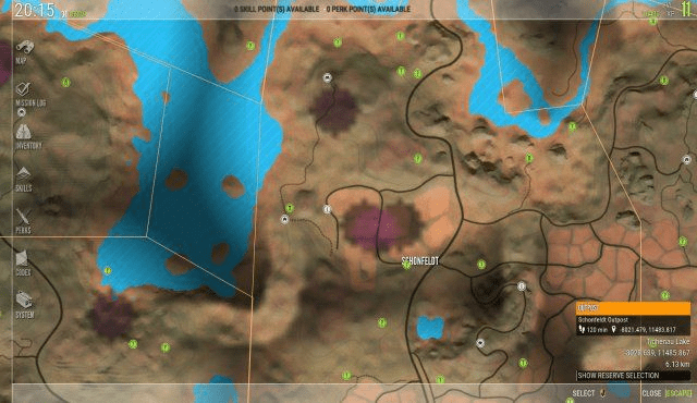 Hunter call of the wild world map