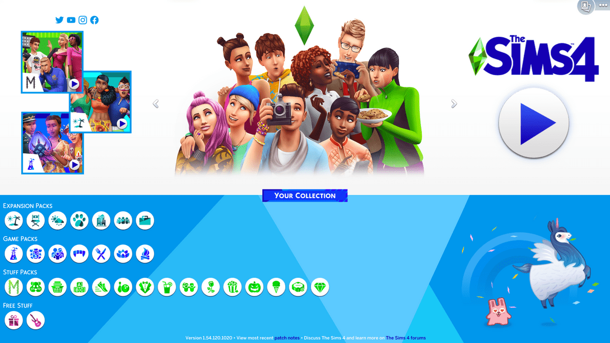 The sims 4 clean pack installer