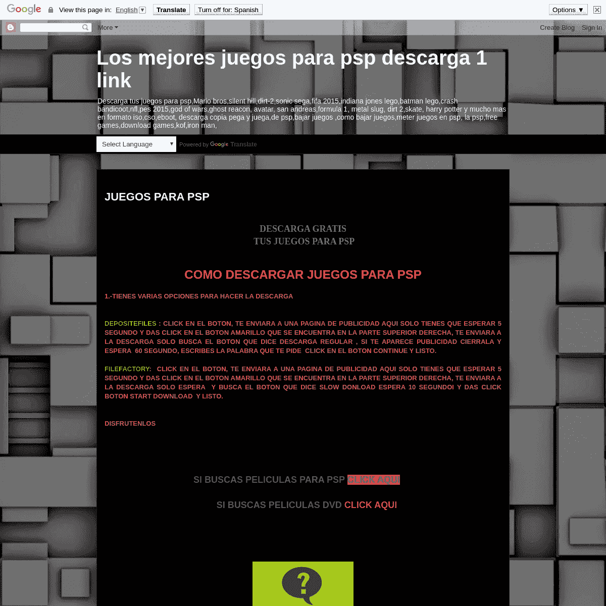 Descargar juegos para psp formato iso cso