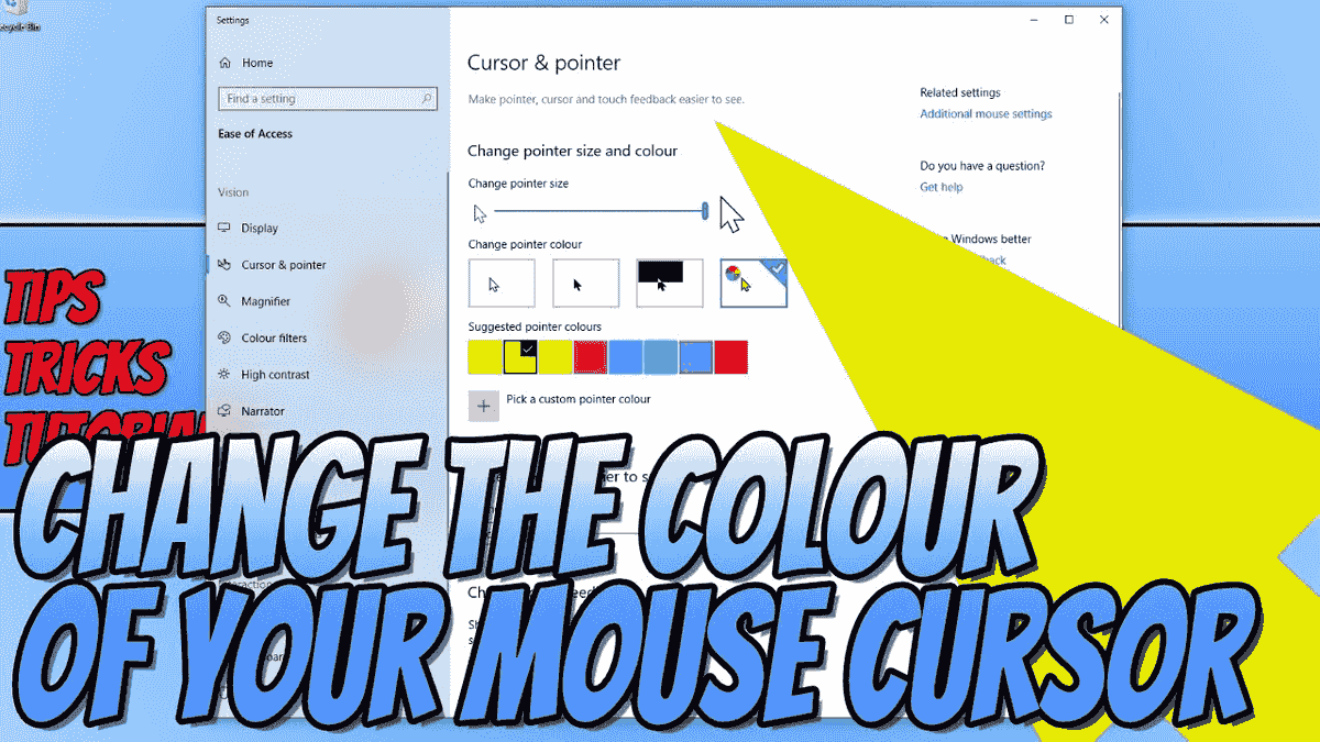 Change my cursor color css