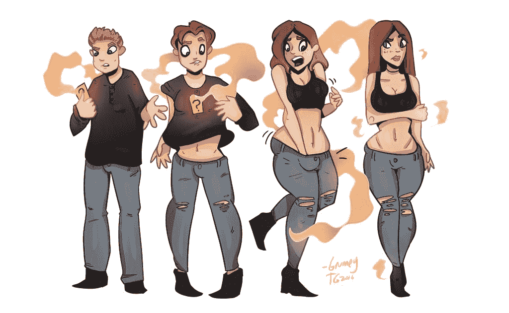 Gender body transformation game