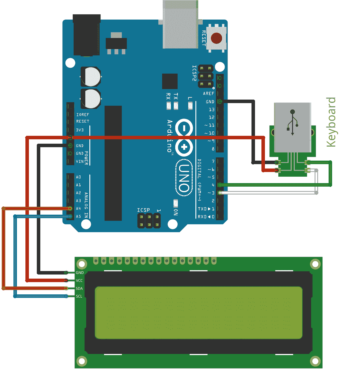 Arduino usb keyboard emulation