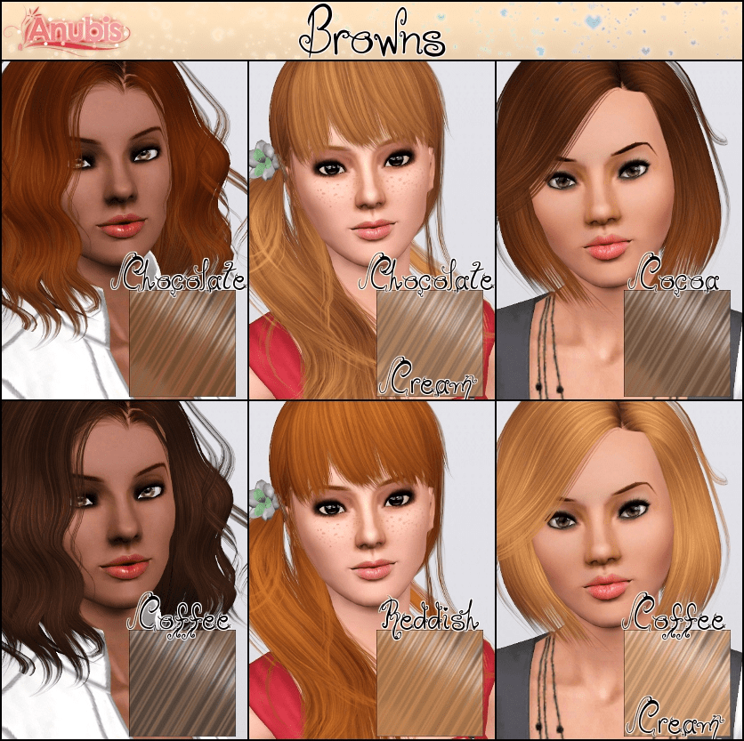 The sims 4 hair color mods