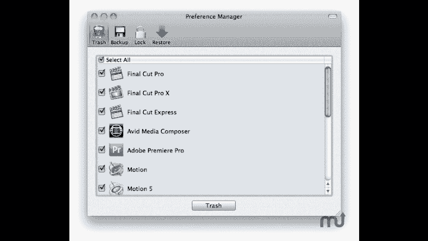 List of mac preference files for adobe premiere pro