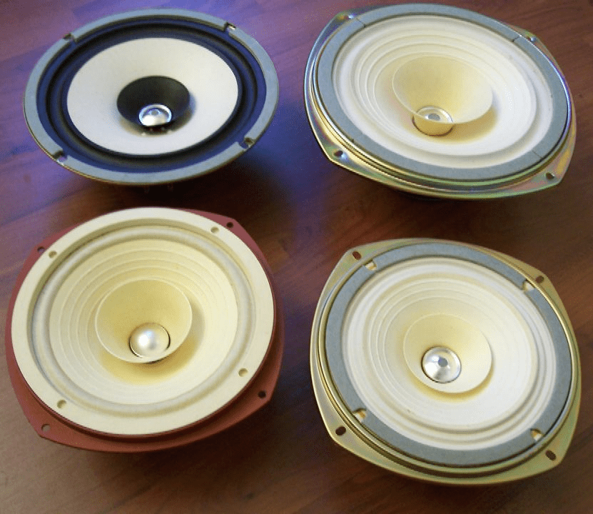 Coral flat 10 full range drivers