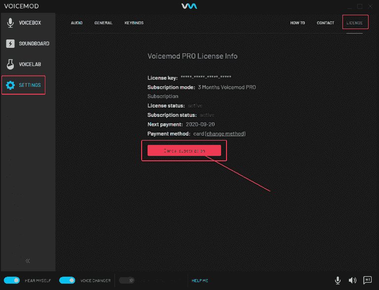 Voicemod lifetime license key