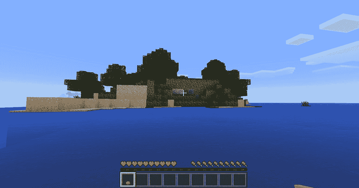 Minecraft windows 10 island seed