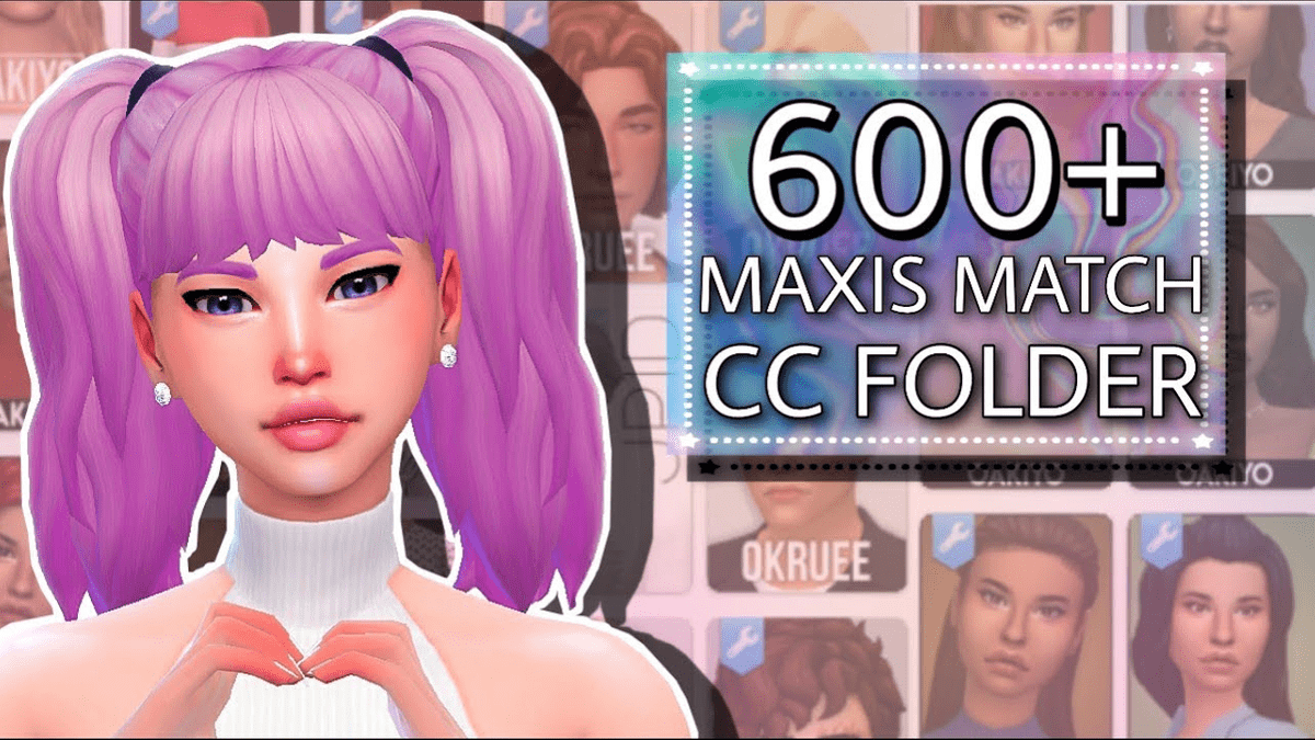 My sims 4 cc folder maxis match