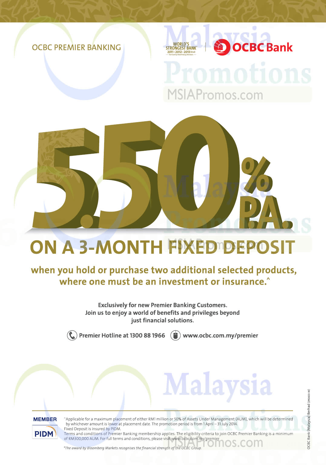 Ocbc fixed deposit rate promotion