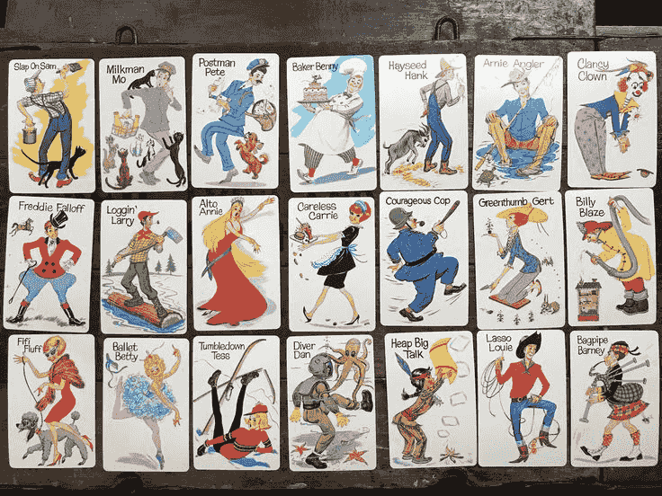 When was old maid card game invented