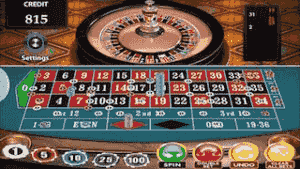 Layout american roulette wheel