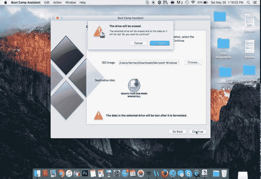 Make bootable usb for mac with windows