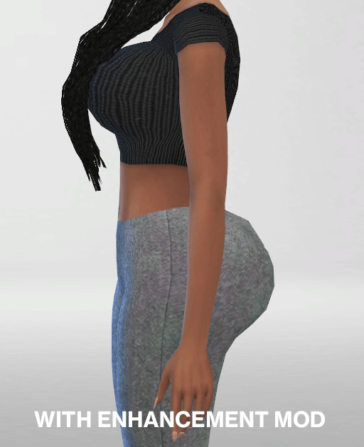 The sims 4 thick body mod