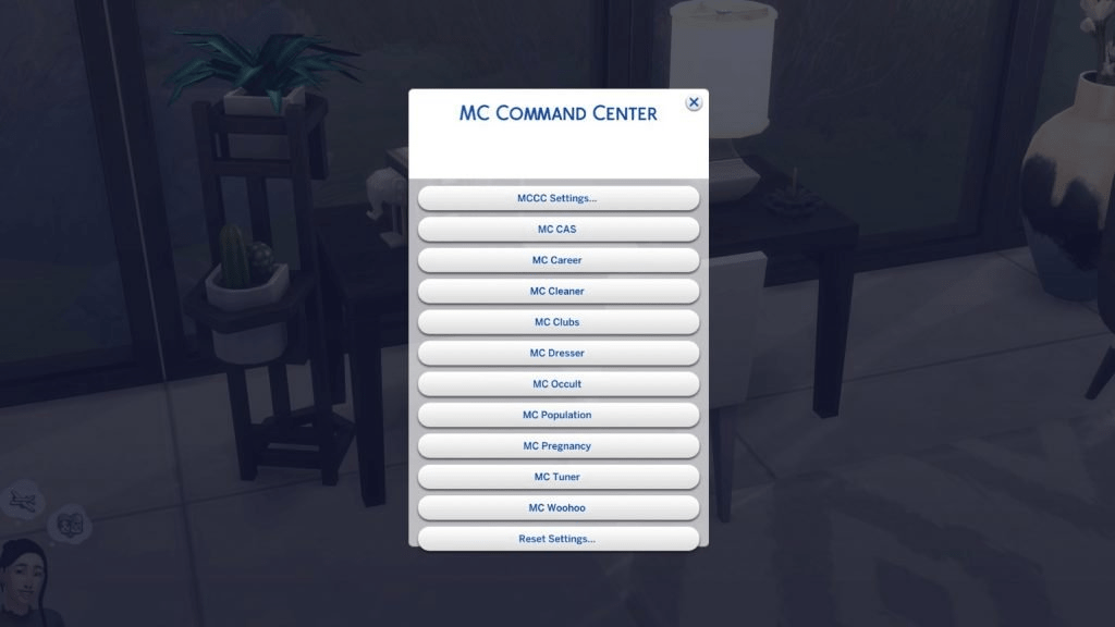 Sims 4 command center mod