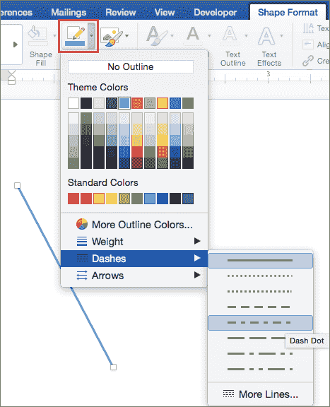 Insert line below text in word for mac 2011