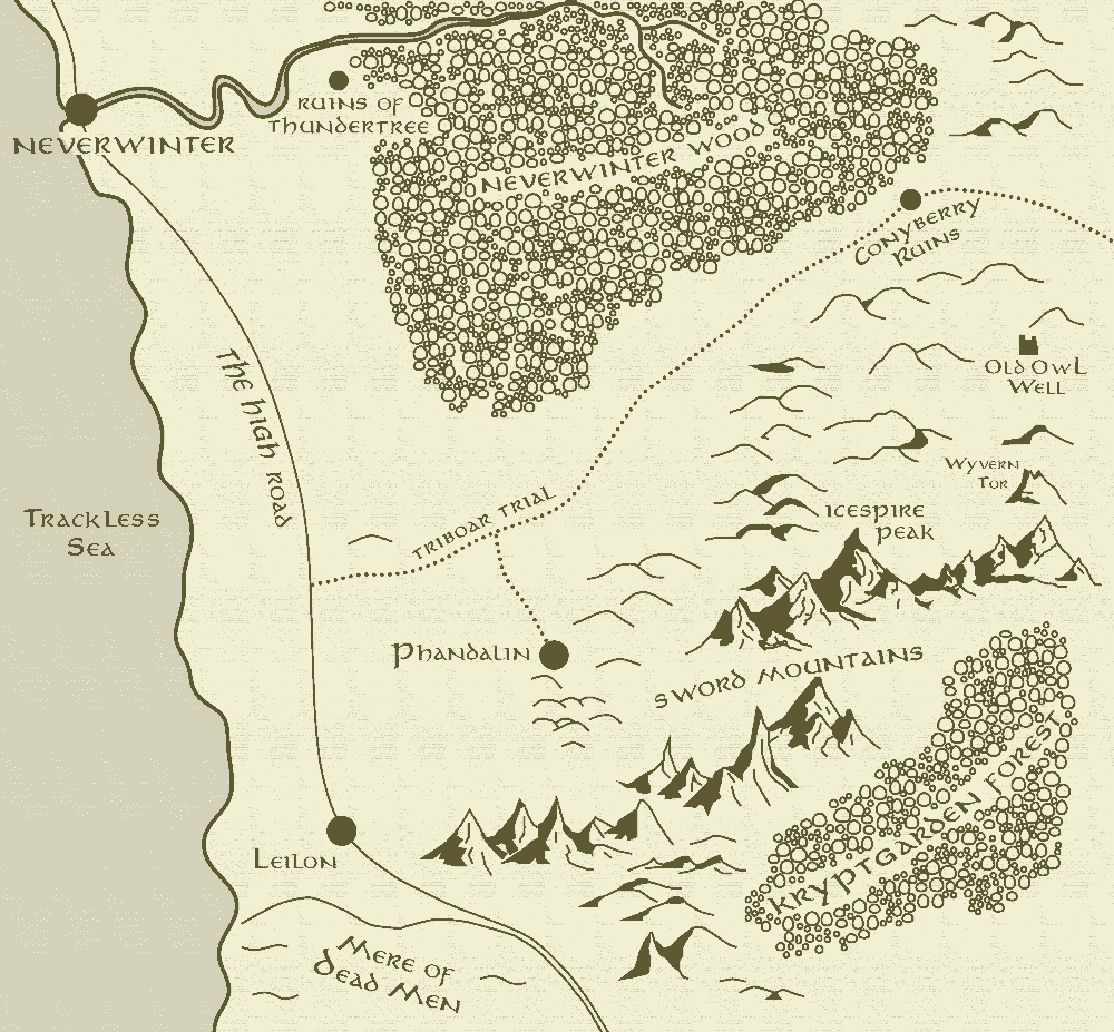 Lost mine of phandelver player map