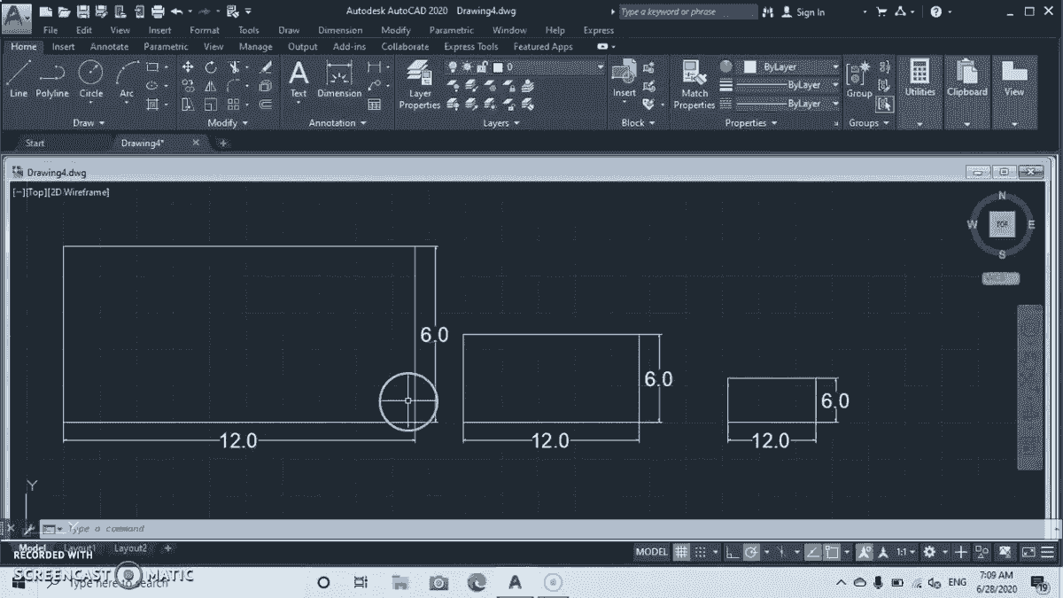 Change scale of autocad drawing