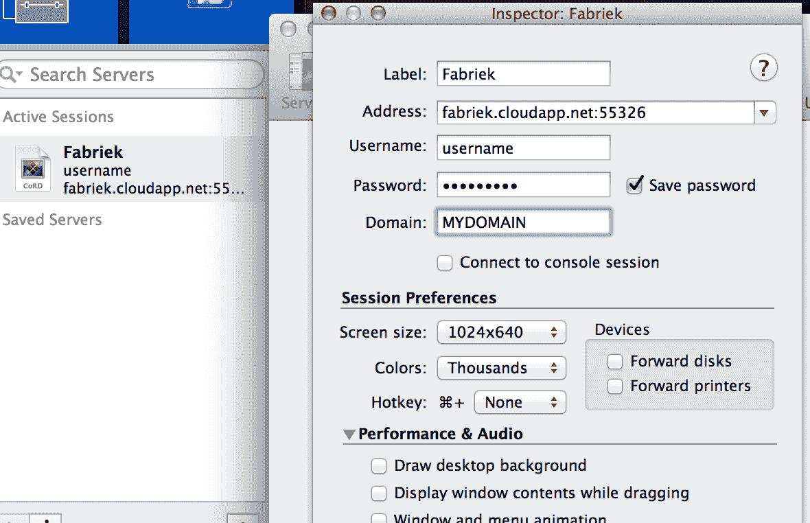 Remote desktop connection (rdp) client for mac os x