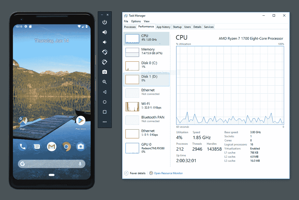 Can you run an android emulator on mac