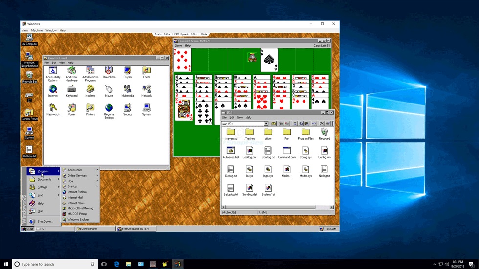 Windows 95 mac emulator