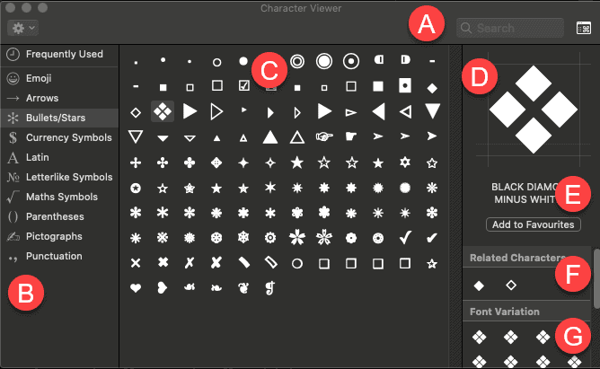 Inserting symbol for approximate in powerpoint for mac