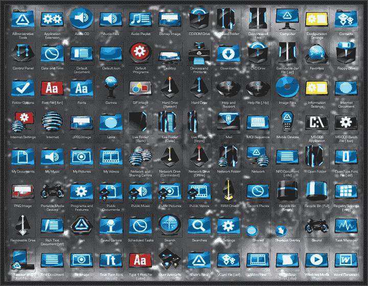 Windows 10 themes icons