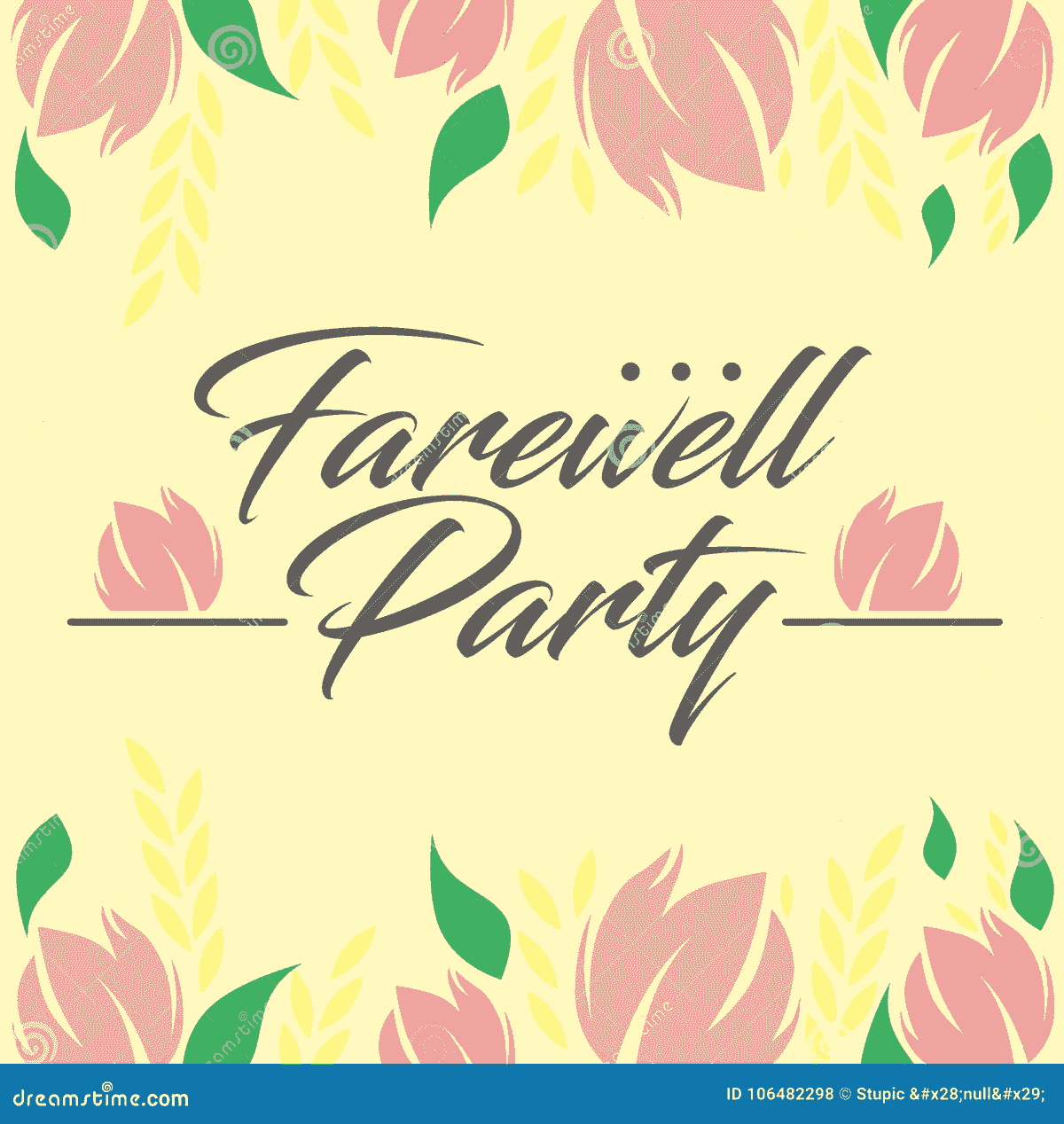 Sample farewell party program
